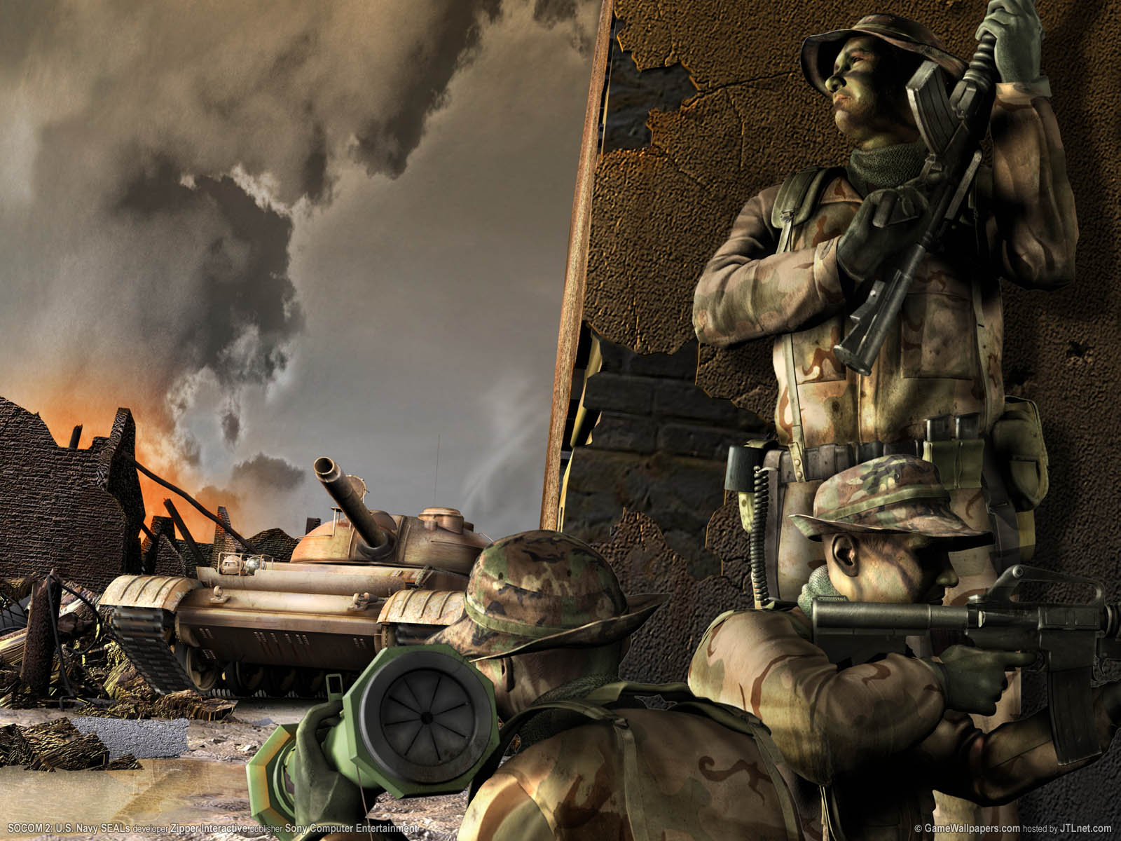 SOCOM 2: U.S. Navy SEALs fond d'écran 01 1600x1200